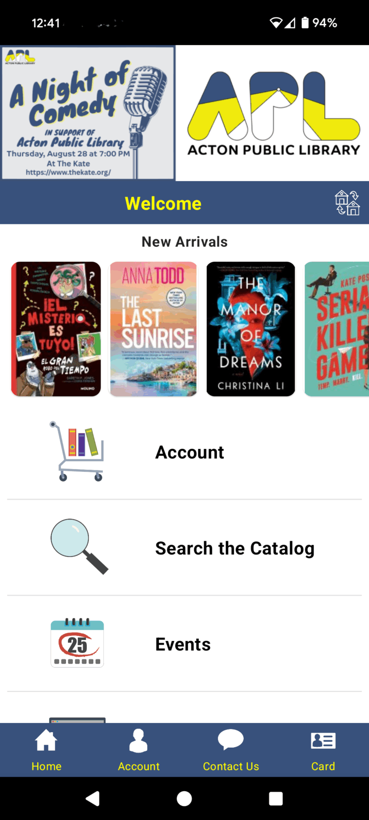 APL Libraries Online App - Acton Public Library